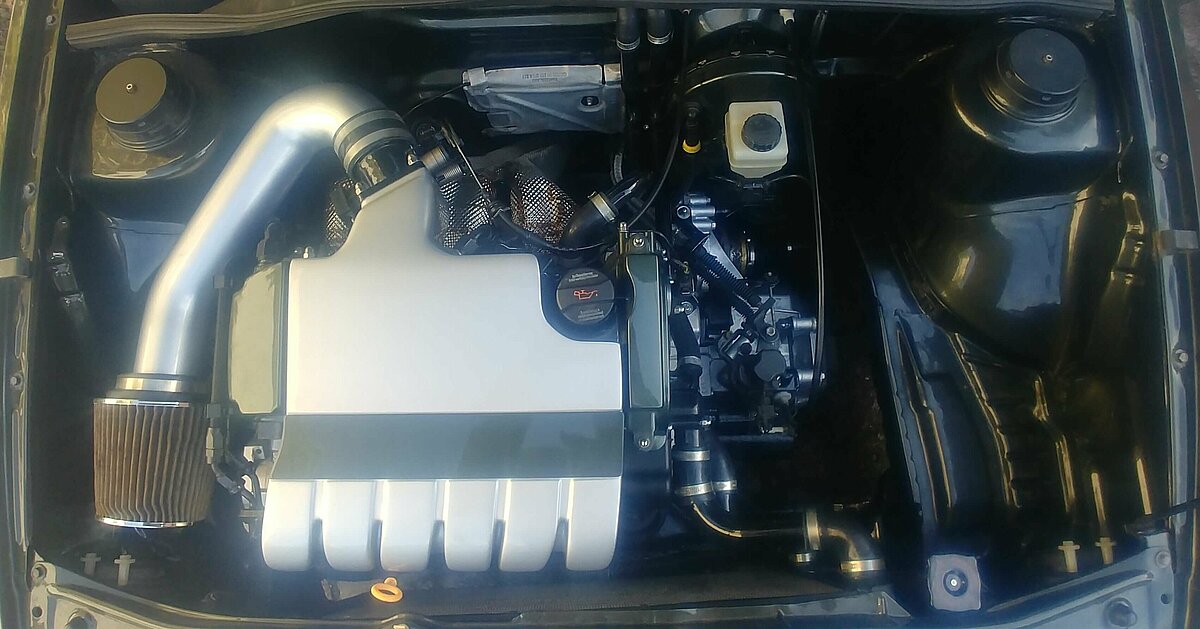 2.9 Liter VR6 Motor im Golf II - Crazy-Twins